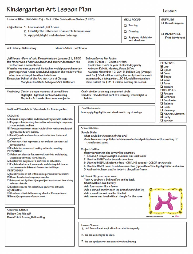 Balloon Dog – Jeff Koons – brightartlessons.com